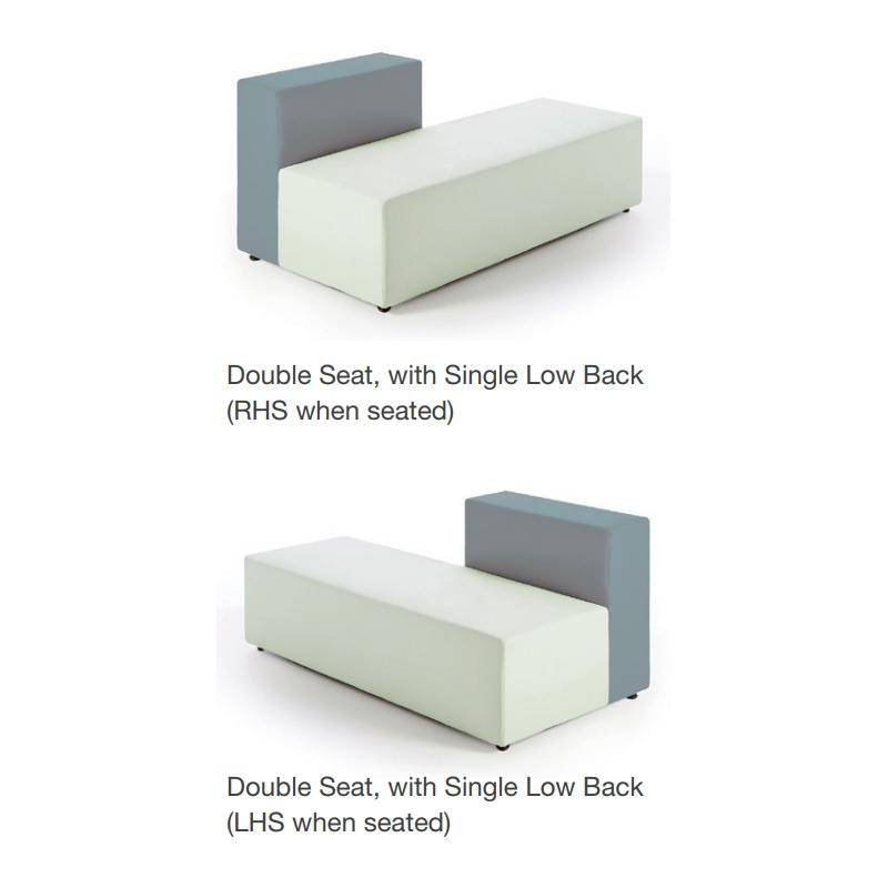 Block Double Seat | Block Family | Office Furniture Specialists Limited