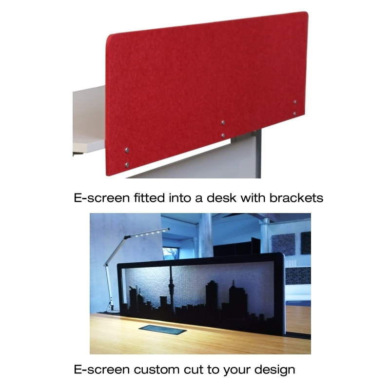 E-Screen | Desk Top Mounted Screens | Office Furniture Specialists Limited