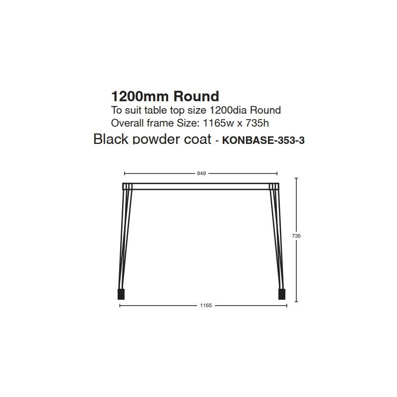 Fly Table Frames | Designer Tables | Office Furniture Specialists Limited