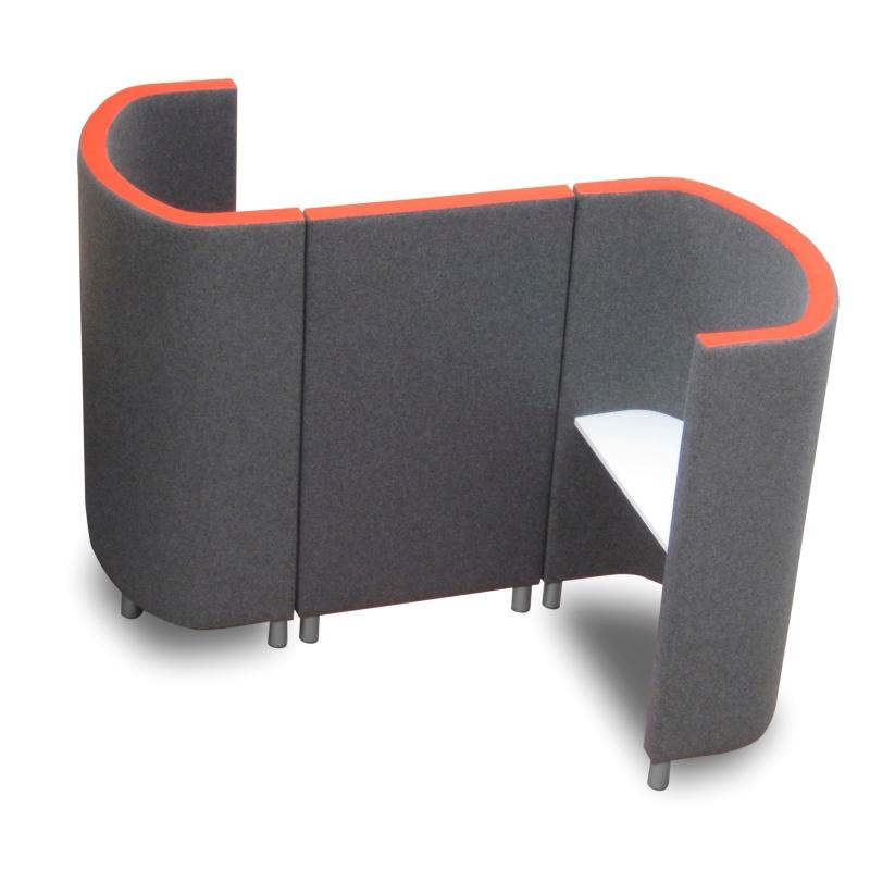 Clam Single Seater | Clam | Office Furniture Specialists Limited