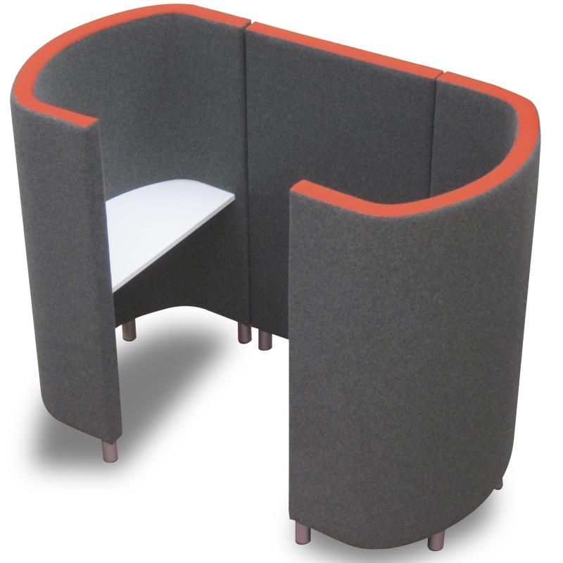 Clam Single Seater | Clam | Office Furniture Specialists Limited